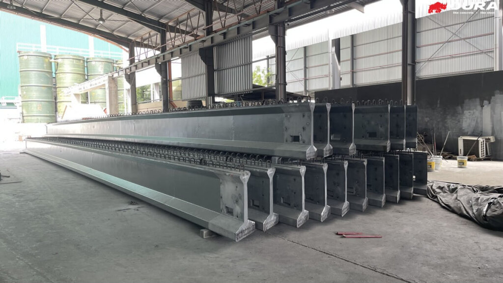 First DURA UHPC Prestressed I-Beam for KTMB bridge over NKVE at KM11.25 ...