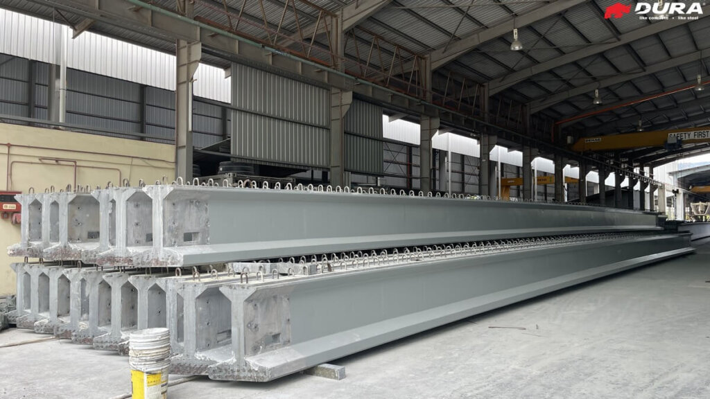 First DURA UHPC Prestressed I-Beam for KTMB bridge over NKVE at KM11.25 ...