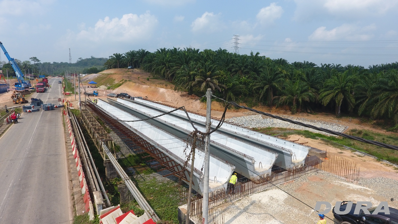 Single Span UHPC Bridge used at Sungai Chenerai from Tol Chenor to ...