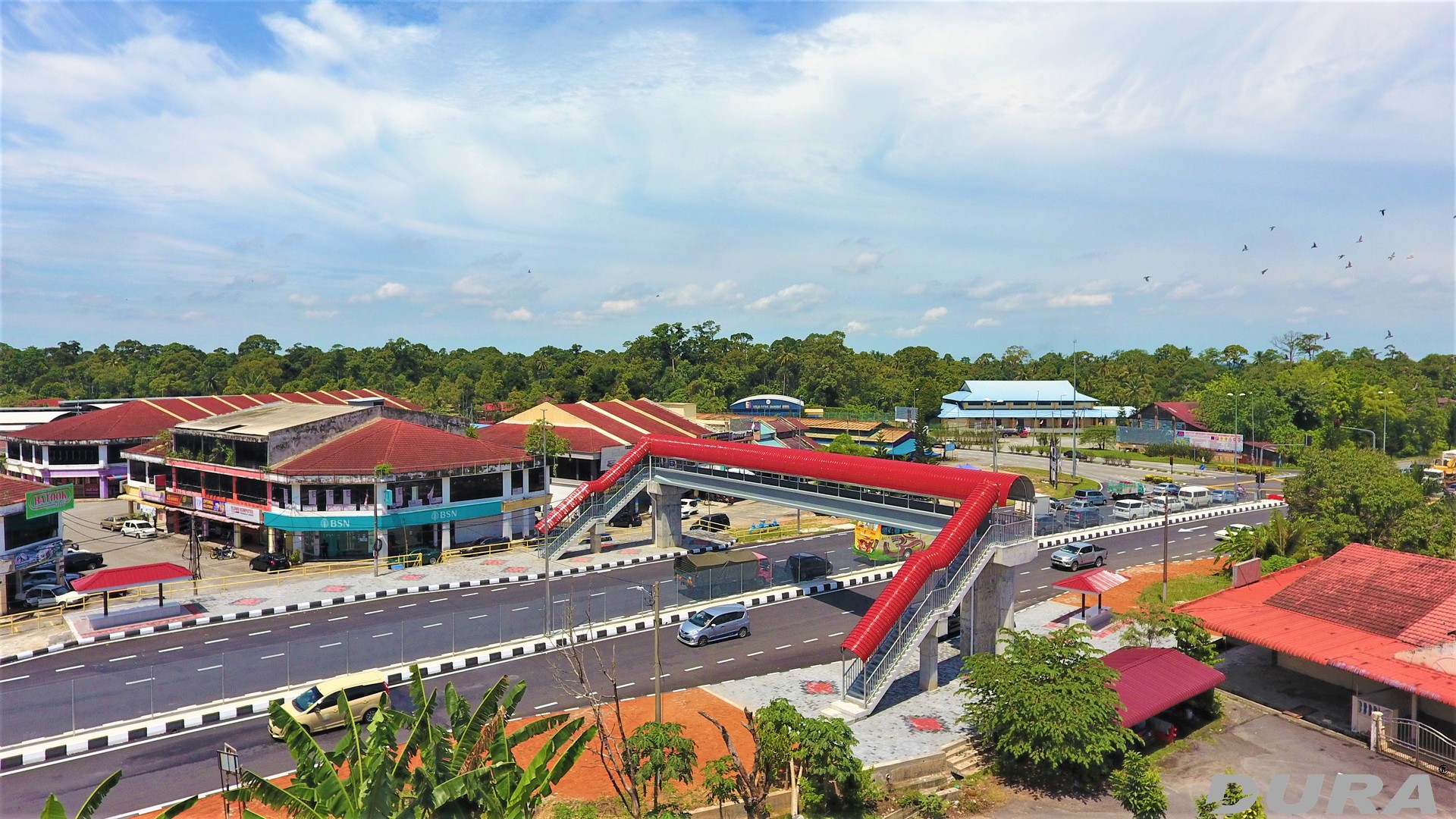 Single Span of Pedestrian Bridge in Selama, Perak - DURA® Technology ...
