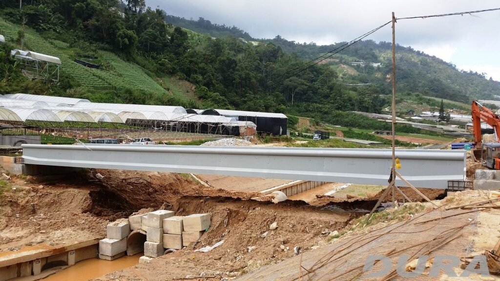 Dura Customised U Trough Bridge Used In Cameron Highland Dura